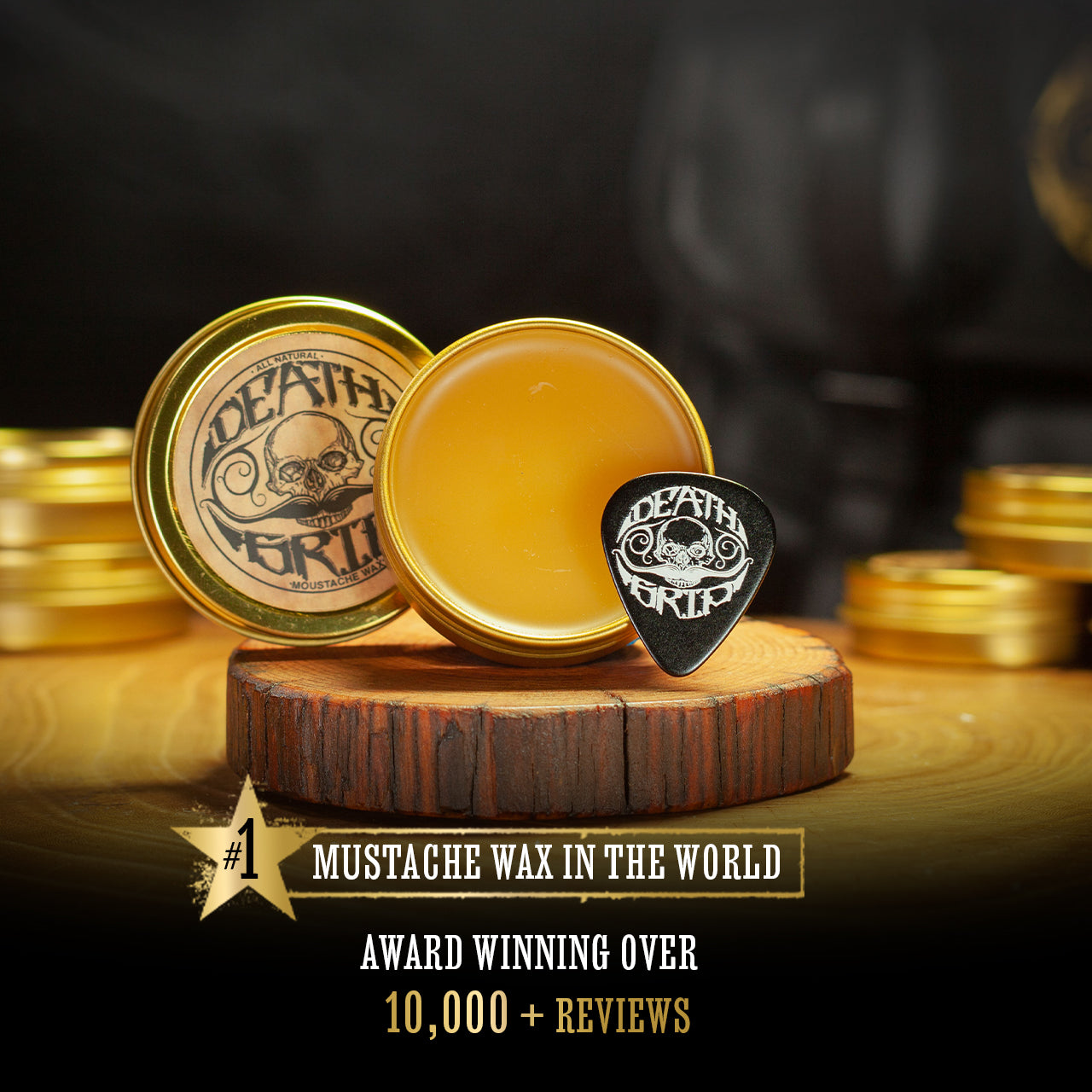Mustache Wax Gift Set by Death Grip Wax – Death-Grip