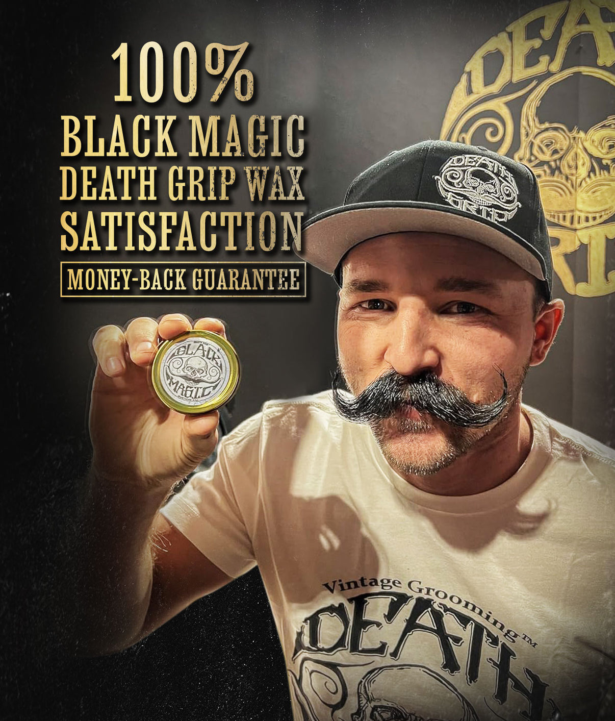 Black Moustache Wax | Death Grip – Death-Grip