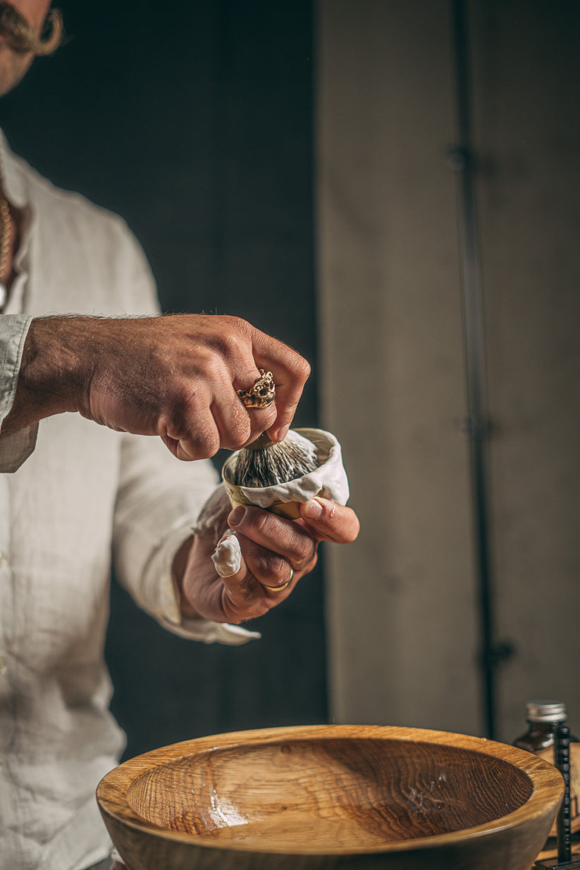 Death Grip Wood Handle Shave Brush | Best Men's Lather Shaving Brush ...