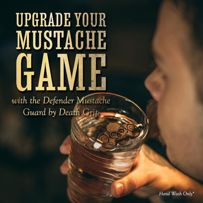 Defender Mustache Guard For Drinks – Death-Grip