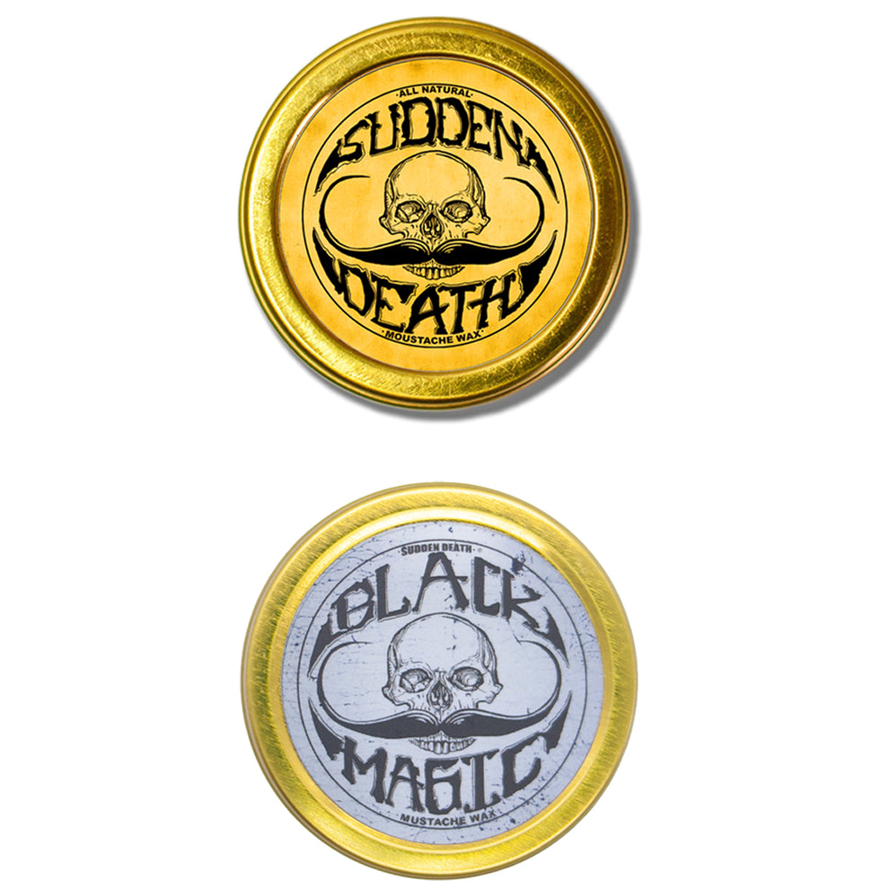 Sudden Death & Black Magic Sudden Death No Heat Needed Mustache Wax Se ...