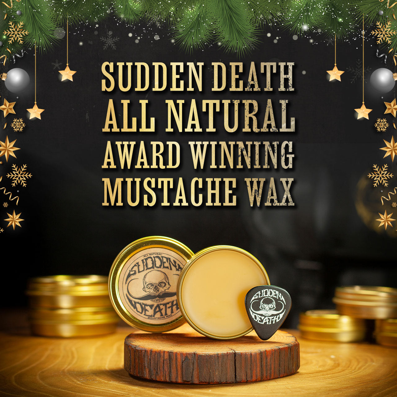 Strong Hold Mustache Wax | Sudden Death Moustache Wax By Death Grip ...