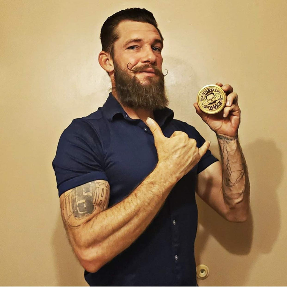 Death Grip Hair Pomade 2oz and Death Grip Pomade Hair Comb Set – Death-Grip