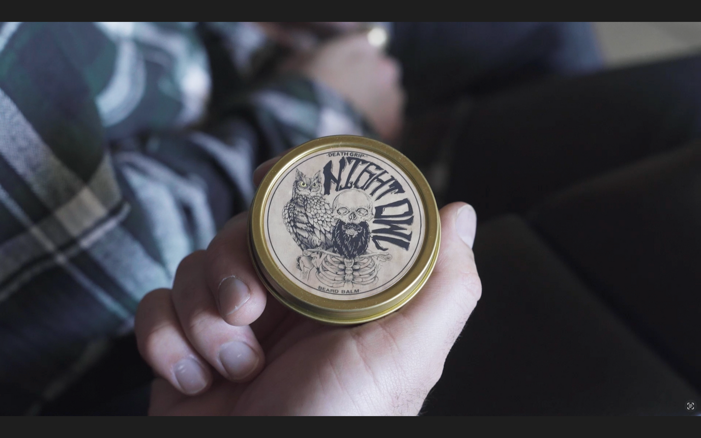 Night Owl Unscented Beard Balm – Death-Grip